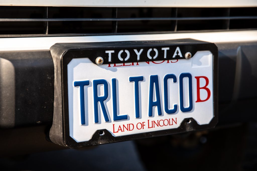 AOD Fabrication Toyota Specific Steel License Plate Frames