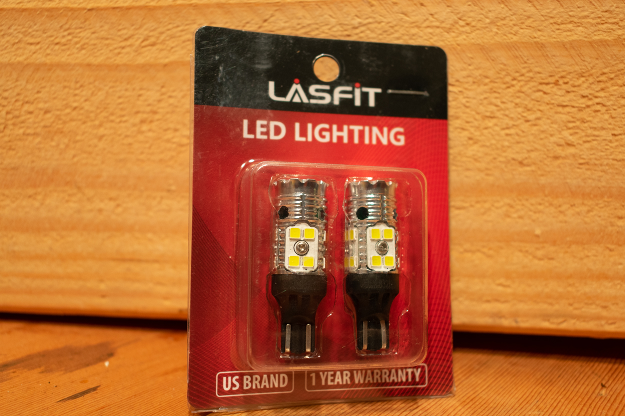 LASFIT LED Reverse Light Bulbs for 3G Tacoma - Install/Review