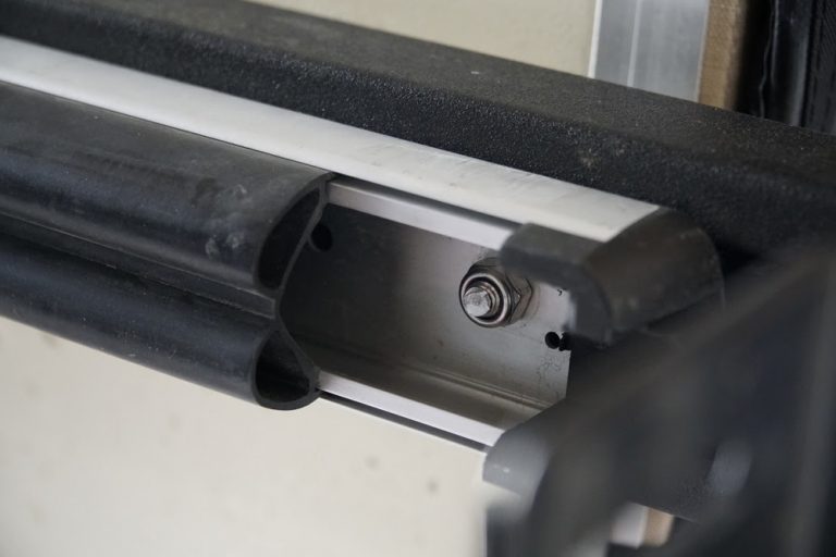 Snowboard/Ski Rack Mounted to Bed Rack on Tacoma