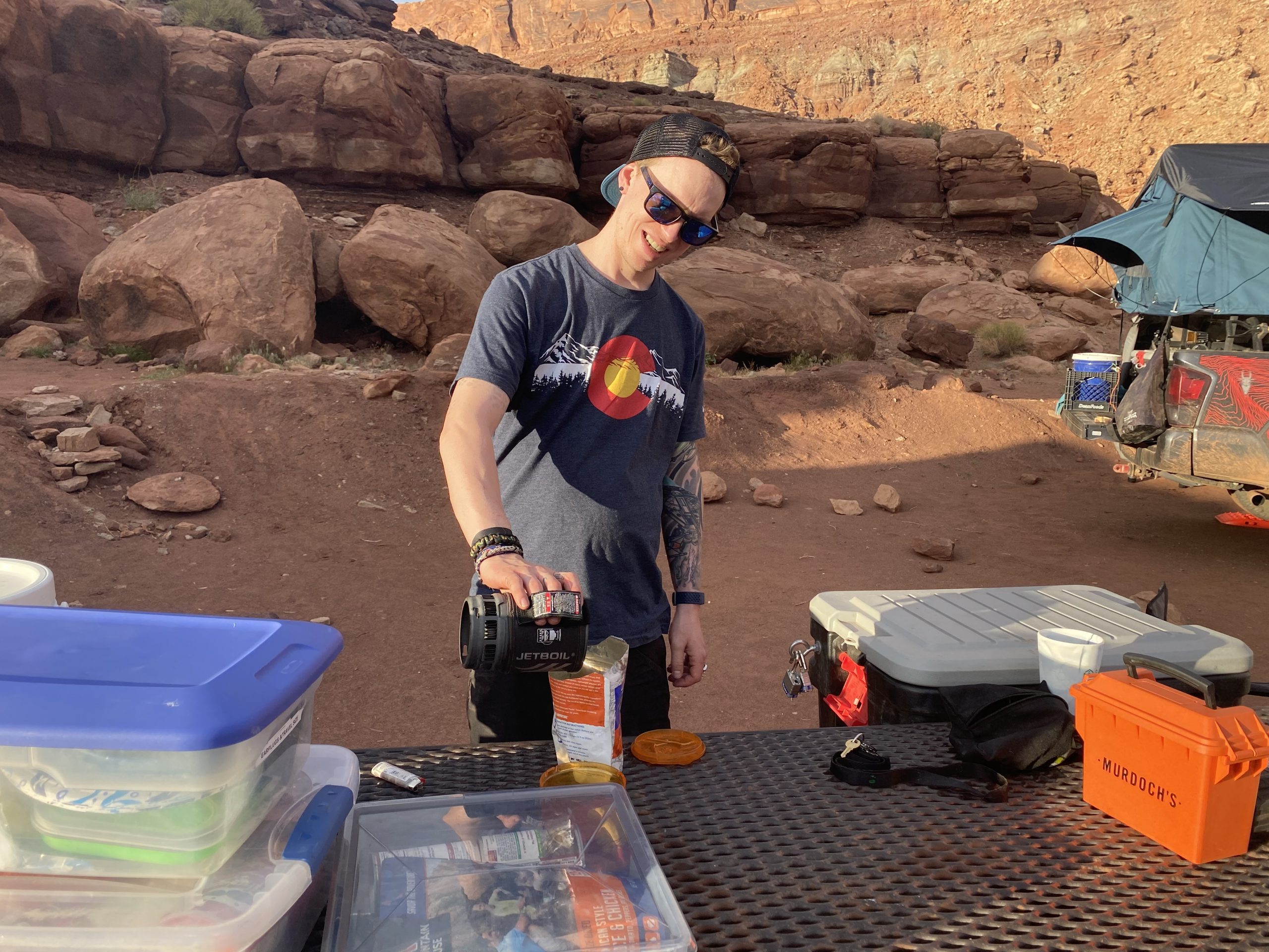 Simple & Affordable Camp Kitchen Setup for Overlanding