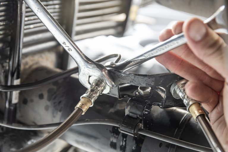 Extended 24" Brake Lines on Tacoma Install & Review