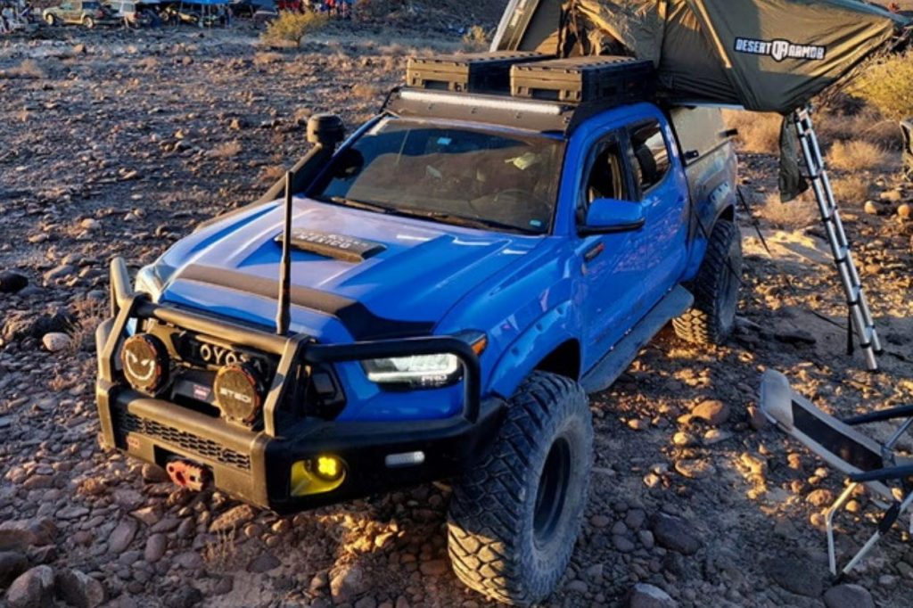 5 Voodoo Blue Toyota Tacoma Overland Builds