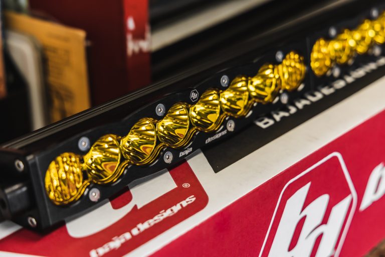 Baja Designs S8 LED Bar Mounted On Cali Raised LED Brackets