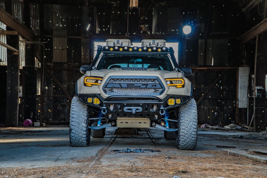 MESO CUSTOMS Long Travel Twin Turbo 3rd Gen Tacoma On 37s