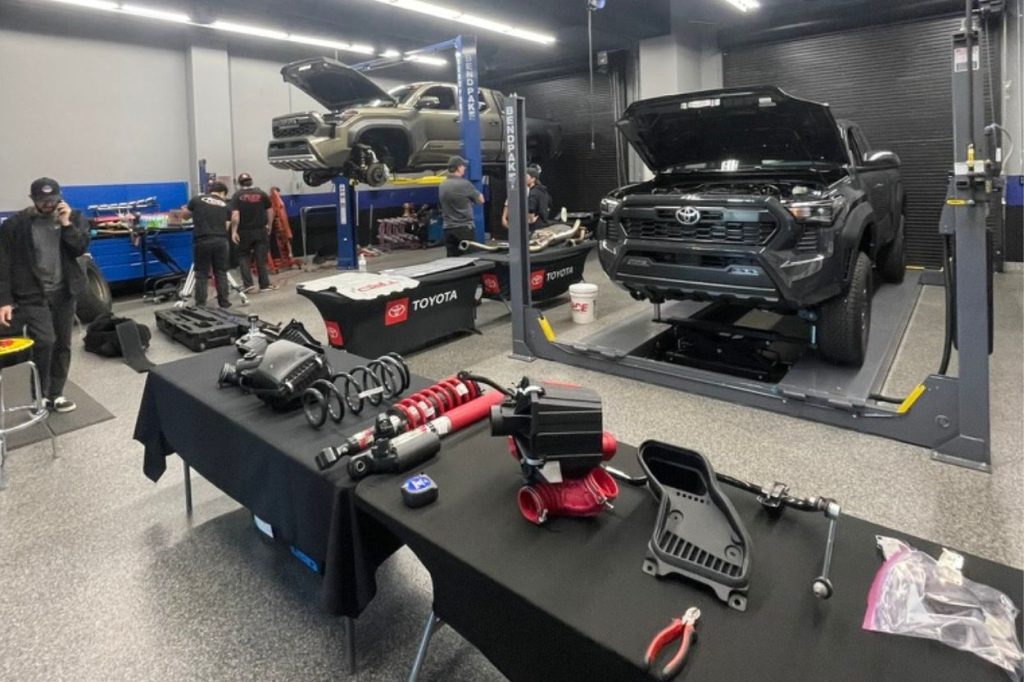 SEMA Garage Invited Companies To Scan The 4th Gen Tacoma